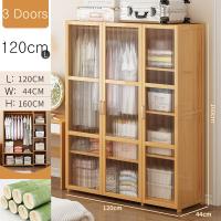 China Melamine Board Door Material Multifunctional Wardrobe Wooden Storage Closet Cabinet for Blanket Clothing Bedroom Furniture for sale