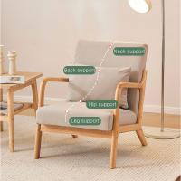 China Leisure Chair Mid Modern , Accent Armchair Reading Rest For Living Room, Lounge Bedroom for sale