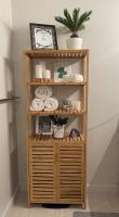 China Tall Bathroom Cabinet with Door Open Compartments and Storage for Hallway Kitchen Living Room Specific for sale