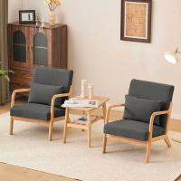 China Bedroom Chair Reading Armchair Indoor Wooden s Easy Assembly Relaxing Home Sofa for Living Room Furnitures for sale