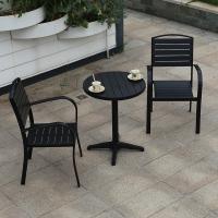 China Outdoor Dining Table, Waterproof Furniture Garden with 4 Chairs for Cafe and Restaurants,Small Coffee for sale