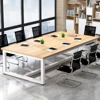 China Wooden Conference Table Simple Modern Long Negotiating Desk Group Study Platform for sale
