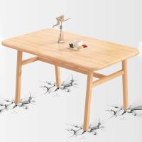 China Small Apartment Furniture 5-Piece Wood Dining Set with Iron Legs Modern Kitchen Table 4 Upholstered PU Chairs for sale