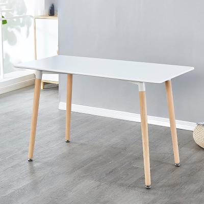 China Solid Wood Dining Table Room Restaurant Nordic Furniture Modern Lunch Dinner Simple Stand for sale
