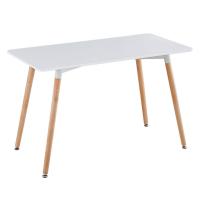 China Solid Wood Dining Table Room Restaurant Nordic Furniture Modern Lunch Dinner Simple Stand for sale
