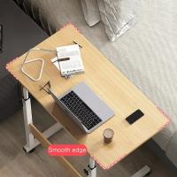 China Lift Table Bedside Movable Simple Small Bedroom Office with Bookshelf Convenient , Computer Desk for sale