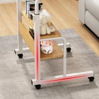 China Lift Table Bedside Movable Simple Small Bedroom Office with Bookshelf Convenient , Computer Desk for sale