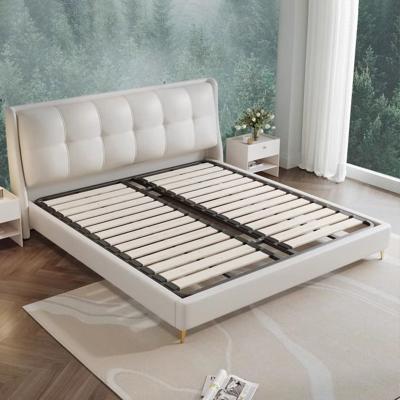 China Thick Solid Wood Board Collapsible Bed in Guest Room Portable Tatami Iron Pipe and Wooden Frame Space Savg room for sale