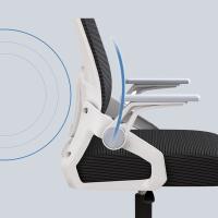 China Ergonomic Mesh Office Chair with Adjustable Armrest, High Back Desk Computer Wheels for Home for sale