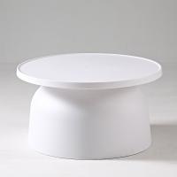 China Nordic Coffee Table Set Round Plastic Cover Modern Living Room Balcony Corner Side Mesa De Noche Outdoor Furniture for sale