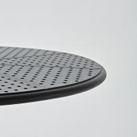 China Nordic Household Plastic Dining Table Small Portable Hollow Round Outdoor Coffee for sale