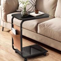 China Modern CONSOLE TABLE With Wheels for Living Room Bedroom Snack Bedside Mini Easy to Move and Store for sale