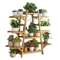 China Corner Plant Stand Potted Flower Shelf Living Room Balcony Lawn Pot for sale