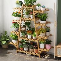 China Corner Plant Stand Potted Flower Shelf Living Room Balcony Lawn Pot for sale