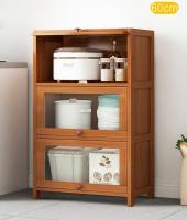 China Modern Kitchen Cabinets Furniture Household Tableware Storage Cabinet Multi-layer Shelf with Flip Door U Bx for sale