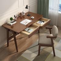 China Nordic Solid Wood Desk with 2 Drawers The Perfect Addition to Your Home Office for sale