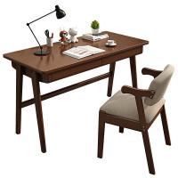 China Nordic Solid Wood Desk with 2 Drawers The Perfect Addition to Your Home Office for sale