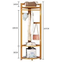 China Entryway Hall Organizer Coat Shirt Hanging Clothes Stands Corner Rack with Modern Living Room Furniture for sale
