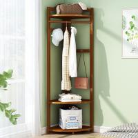 China Clothes Rack,Corner Coat Hanger Freestanding with Storage , Bedroom Clothing , Hat Stand in Living Room for sale