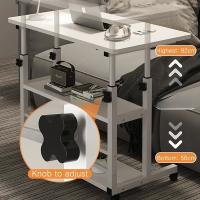 China Bedside Table Movable Simple Dormitory Lazy Double-layer Computer Home Lifting Desk for sale