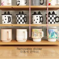 China Kitchen Pantry Storage Holders Racks for Mug Cup Acrylic Desktop Cosmetics Spice Water Bottle Organizer Cabinet for sale