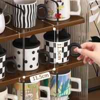 China Kitchen Pantry Storage Holders Racks for Mug Cup Acrylic Desktop Cosmetics Spice Water Bottle Organizer Cabinet for sale