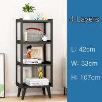 China Mail Packing Y Living Room Rack Household Organizer with 3/4/5 Tiers Bookshelf and Legs for sale