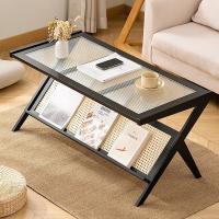 China Living Room Coffee Table, Modern Glass Tea Side Simple Center Bedroom Nightstands for sale