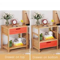 China Night Stand with Drawers,Small Bedside Table, Desk Side Storage Shelf,Organizer Rack Cabinet in Bedroom for sale