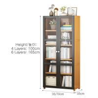 China Bookcase with Doors,Tall Skinny Linen Cabinet,Storage Organizer in Kitchen Living Room Bedroom for sale