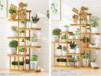China Plant Pot Stand Rack in Living Room Decorative Shelves for Flower Outdoor and Indoor Shelving Unit for sale