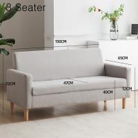 China Cheap Modern Loveseat Sofa Fabric Office Home Furniture Two Seater Couch in Living Room for sale