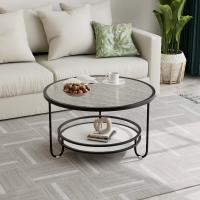 China Home Furniture Glass Coffee Table for Small Apartment Living Room Center Round NO Folded General for sale