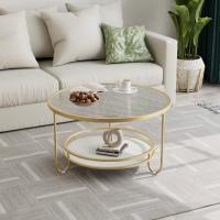 China Home Furniture Glass Coffee Table for Small Apartment Living Room Center Round NO Folded General for sale