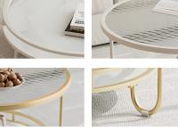 China Home Furniture Glass Coffee Table for Small Apartment Living Room Center Round NO Folded General for sale