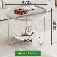 China Home Furniture Glass Coffee Table for Small Apartment Living Room Center Round NO Folded General for sale