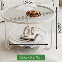 China Home Furniture Glass Coffee Table for Small Apartment Living Room Center Round NO Folded General for sale