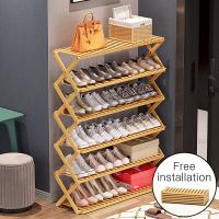 China Cheap Price Custom Stand Living Room Furniture Extendable Folding Shoe Rack Frame for Plant Pot for sale