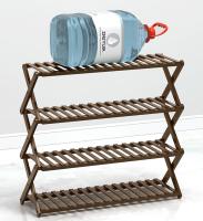 China Cheap Price Custom Stand Living Room Furniture Extendable Folding Shoe Rack Frame for Plant Pot for sale