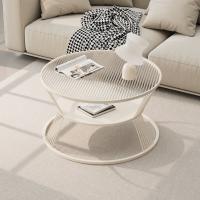 China Minimalist Light Luxury Round Coffee Table for Modern Home Living Room Furniture for sale