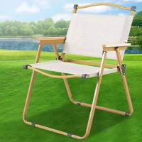 China Foldable Oxford Fabric Garden Chair Kermit for Outdoor Camping Beach Lawn Patio Fishing Made of Wood for sale