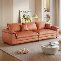 China Sectional Sofa Living Room Elephant Ear 1/2/3/4/5 Seater Couch with Footstool Oversize Futon Lounge Loveseat Accent Chair for sale