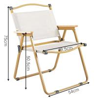 China Thick Iron Pipe Leisure Camping Chair for Convenient Folding and Stable Load-bearing Outdoor Furniture for sale