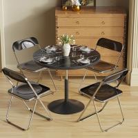 China Living Room Furniture Adjustable Coffee Table with PANEL Wood Style and Movable Rolling Round Rack for sale