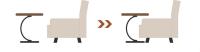 China Side Table Small Double Decker end with Open Storage Rack, Family Round Coffee End for sale
