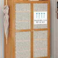 China Breathable Shoe Cabinet with Doors, Freestanding Entrance Multi-layer Storage Rack for sale
