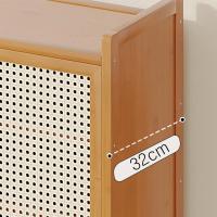 China Breathable Shoe Cabinet with Doors, Freestanding Entrance Multi-layer Storage Rack for sale