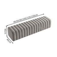 China Adjustable Shoe Rack for Hallway Living Room Velvet Fabric Thick Cushion Entryway Change Long Chair General Home Furniture for sale