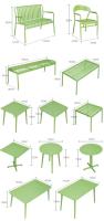 China Waterproof Design Home Bar Leisure Anti Rust Aluminium Metal Garden Dining Table Set for Outdoor Patio Furniture NO Folded for sale