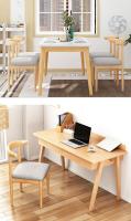 China Grey Coffee Dining Chair home backrest Metal lounge simple modern seat wood pattern table stool Nordic for sale